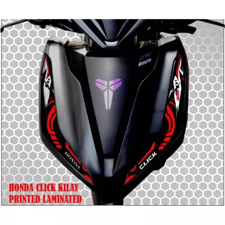 honda click v2 kilay printed laminated waterproof | Lazada PH