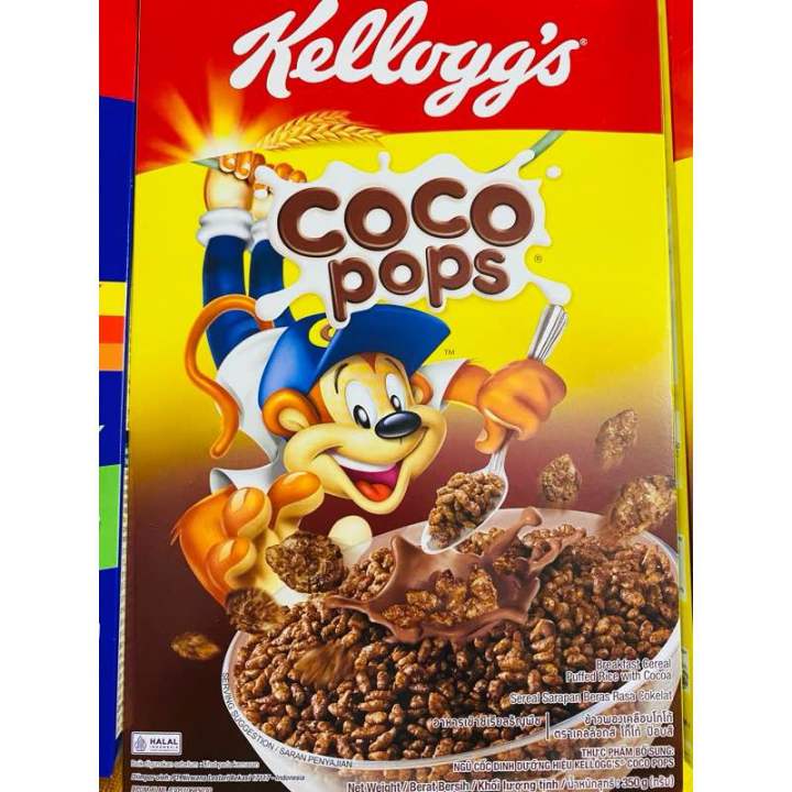 NGŨ CỐC DINH DƯỠNG/ BÁNH ĂN SÁNG KELLOGG'S COCO POPS 350g | Lazada.vn