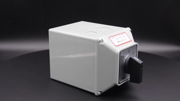 KEYMOO 63A Rotary Changeover Selector Switch with Exterior, 660V 3 ...