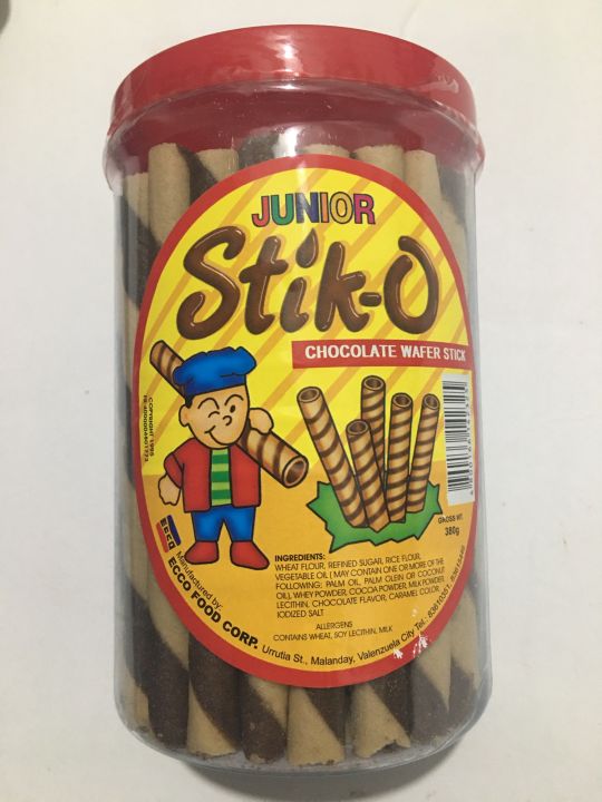 Junior Stik-O chocolate wafer stick 380g | Lazada PH