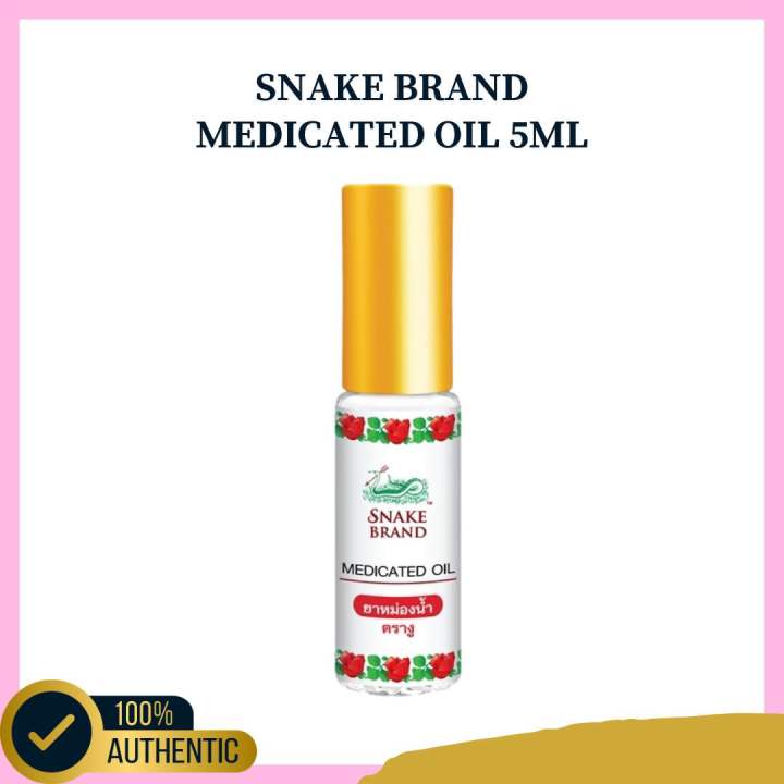 ORIGINAL SNAKE BRAND MEDICATED OIL 5ML FROM THAILAND | Lazada PH