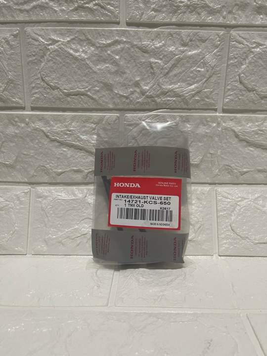 IN/EX Valve Set (TMX OLD) 14721-KCS-650 | Honda | Genuine | | Lazada PH