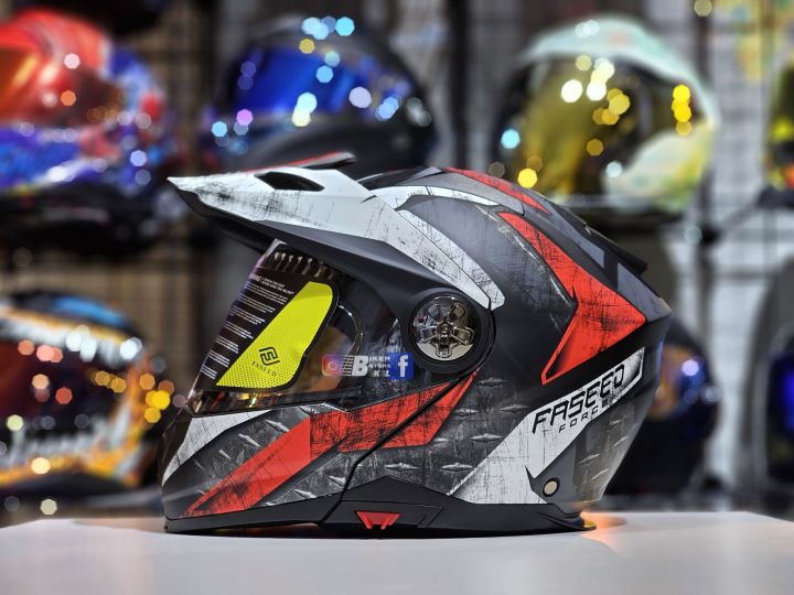 Original Faseed F-909 Adventure Modular Helmet | Lazada