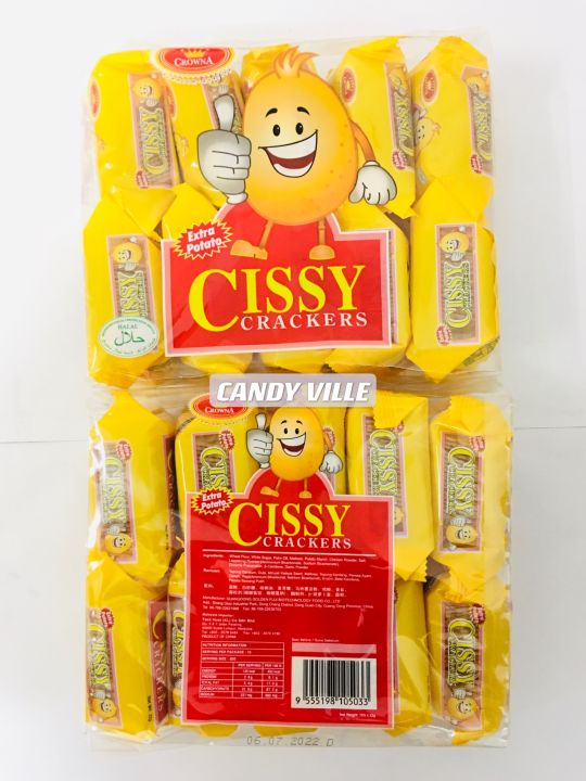 Cissy Extra Potato Crackers 32g x 10 pkts | Lazada