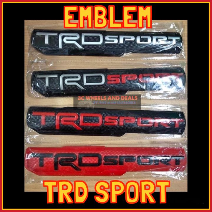 TRD SPORT EMBLEM/BADGE (ORIGINAL) | Lazada PH