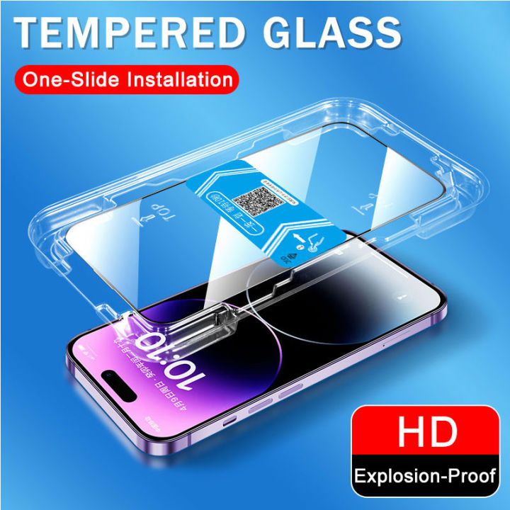 Full Coverage Easy Install Tempered Glass Screen Protector For Xiaomi Mi 14 13 14T 13T 11T 12T ...