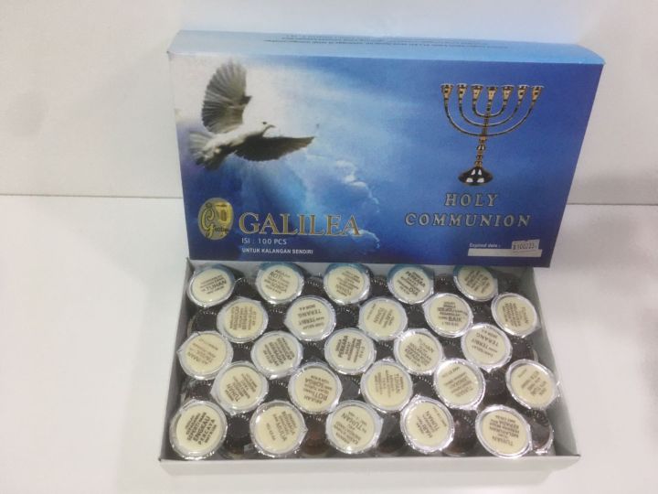 anggur perjamuan kudus hosti dan ayat satu paket 100 pcs | Lazada Indonesia