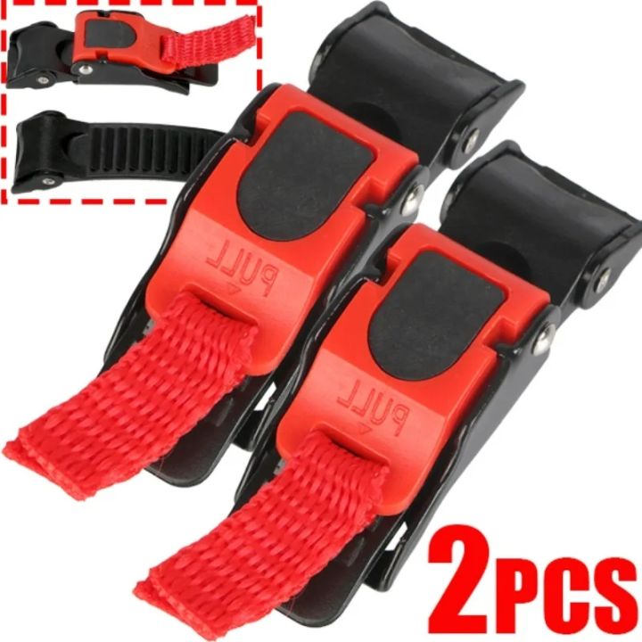 2pcs Motorcycle Helmet Buckle Adjustable Electric Vehicle Helmet Fixing ...