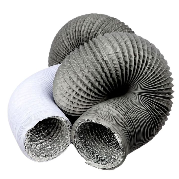PVC Aluminum Foil Tube Composite Soft Ventilation Expansion Pipe Smoke ...