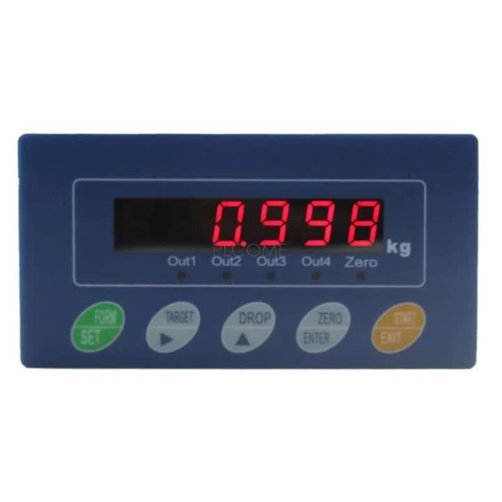 Load Cell Weighing Indicator 2 Relay Outputs LED Display 6-digit 5 Keys Customized RS232 RS485 ...
