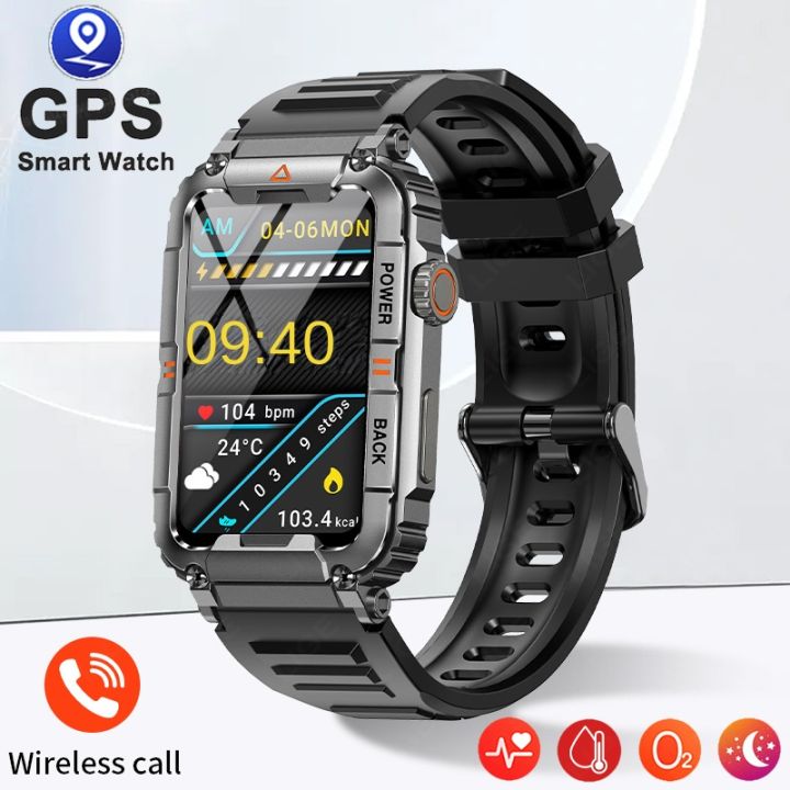 GPS Smart Watch Motion Trajectory Fitness Watches Men Waterproof ...