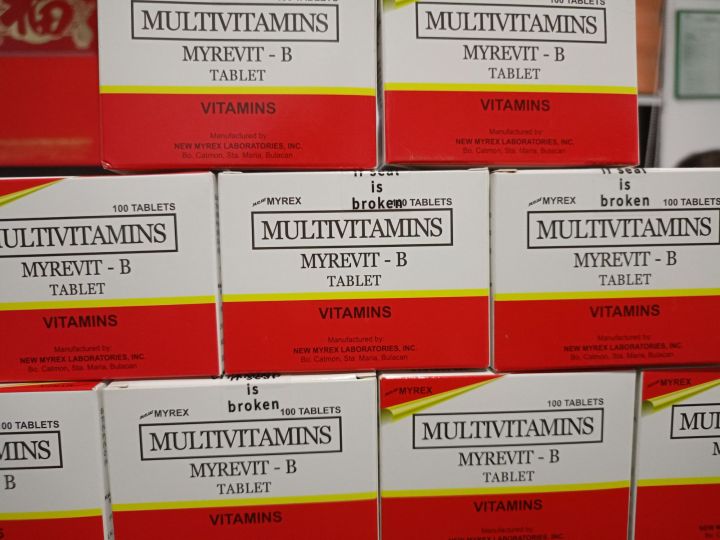 (MYREVIT-B) Popular Brand Vit B1+B6+B12 B-Complex Box of 100 Capsules ...