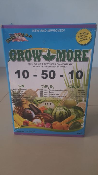 Grow More 10-50-10 Foliar Fertilizer ( 1 kg) | Lazada PH