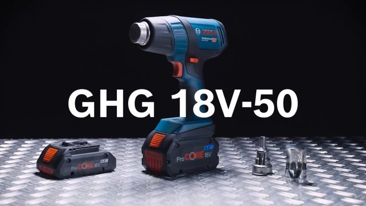 Bosch GHG18V-50 Cordless Heat Gun 18V (solo) / hot air gun / heat gun ...