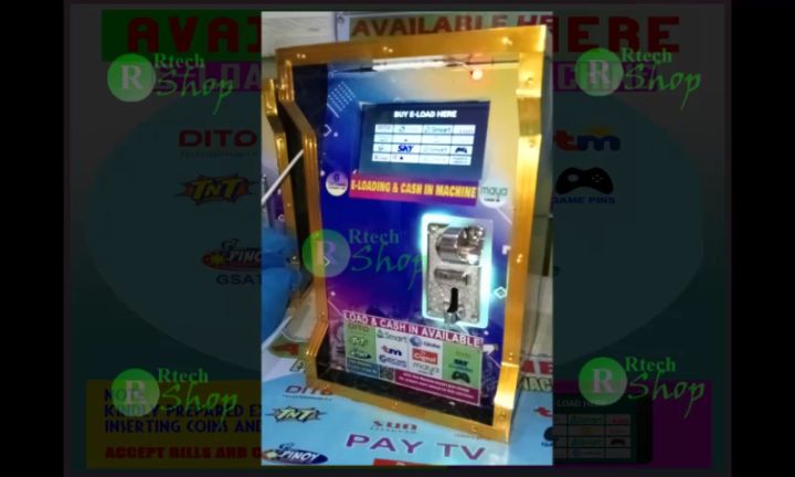 Offline Eloading Vendo Machine w/ Gcash In(KIOSK -coinslot type only ...