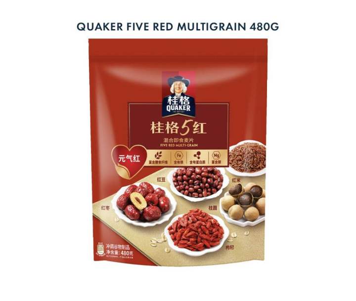 Quaker Five Red Multigrain (480g) | Lazada