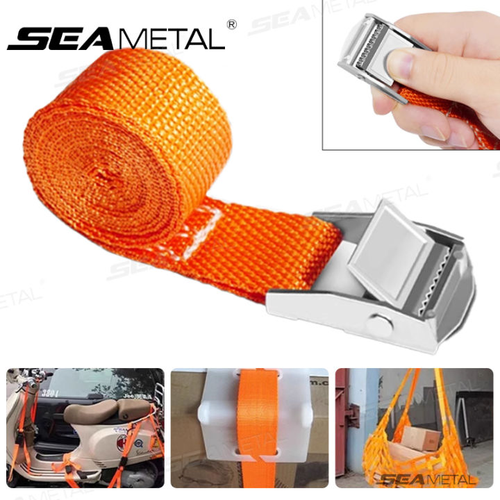 SEAMETAL Multipurpose Car Cargo Strap Motorcycle Luggage Bunding Strap ...