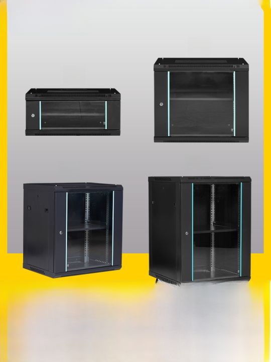 Thickened Wall-Mounted Home Network Cabinet 6U 9U 12U Small Server Rack ...
