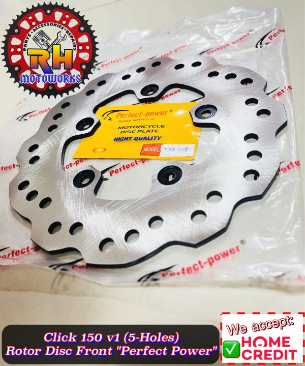 Click 150 v1 Brake Rotor Disc Front (5-Holes) 3mm Super Thick Steel ...
