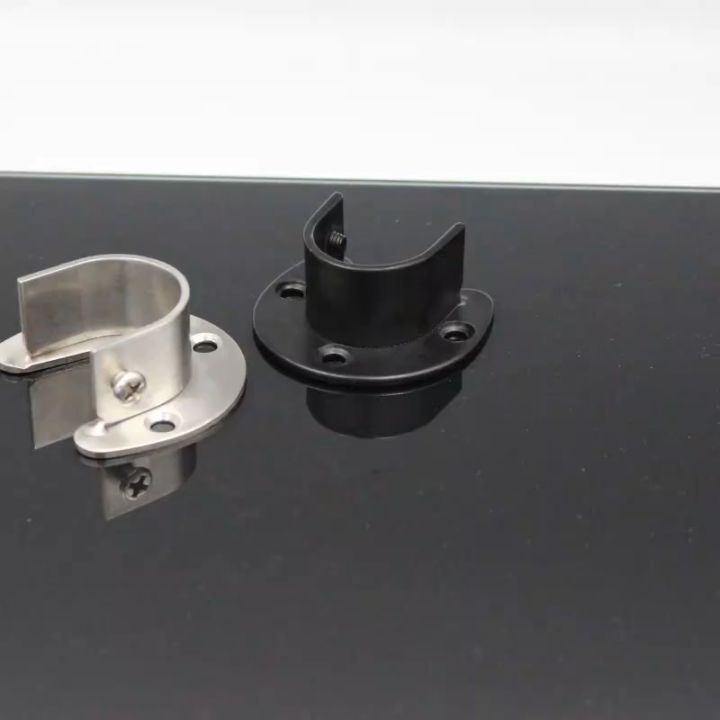 KOVEX 1Pcs Stainless Steel Wardrobe Rods Bracket Closet Flange Rod End ...