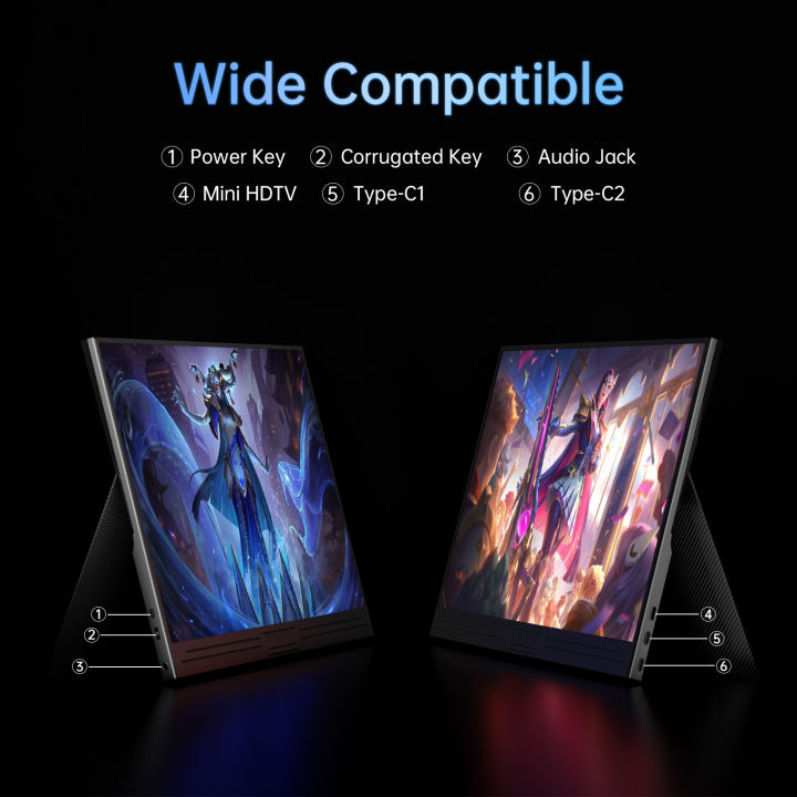 18-inch 2.5K e-sports 144Hz portable monitor 4K touch computer mobile ...