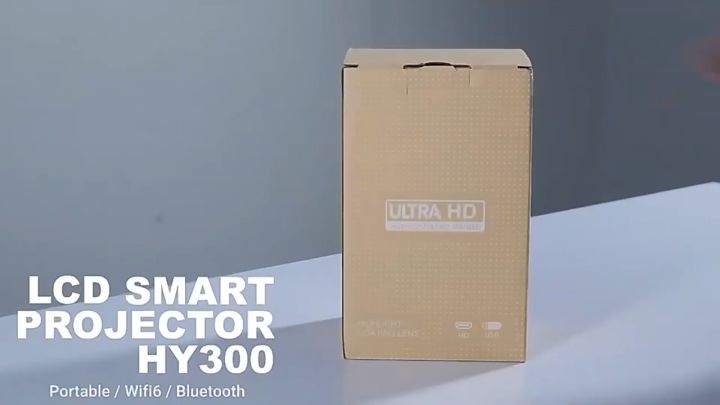 TECHAXIS HY300 Projector 8000 Lumens Projector 4K Ultra Full HD 1080P ...