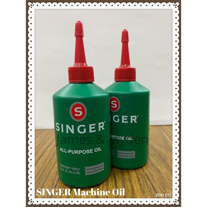 SINGER All Purpose Sewing Machine Oil/ Minyak Mesin Jahit (1pcs) 100cc ...