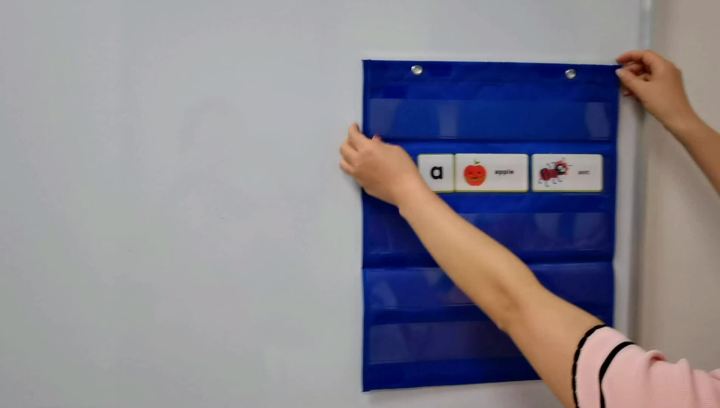 Mewise Magnetic Pocket Chart Squares,Pocket Chart for Classroom ...