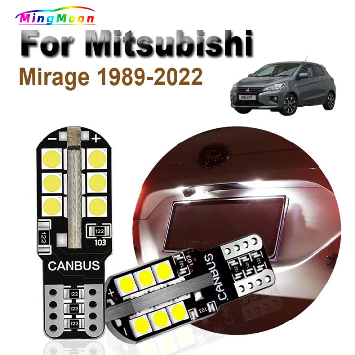 2Pcs T10 Car LED Bulbs Parking Lamp For Mitsubishi Mirage 1989-2016 2017 2018 2019 2020 2021 ...