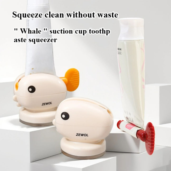 Suction Cup Punch-free Toothpaste Squeezer Manual Bathroom Accessories ...