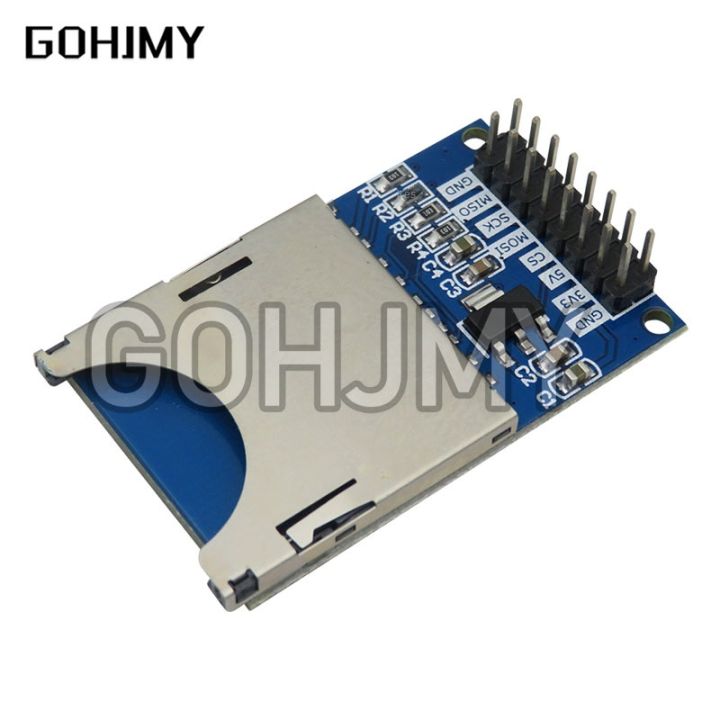 Reading and Writing Module SD Card Module Slot Socket Reader ARM MCU ...
