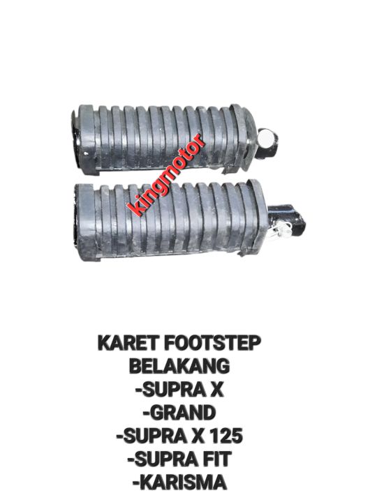 KARET FOOTSTEP FOOT STEP BELAKANG SUPRA X GRAND SUPRA X 125 SUPRA FIT ...