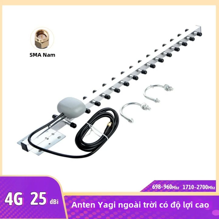 Ăng-ten Yagi Ngoài Trời 4G Bộ Tăng Cường Tín Hiệu LTE Định Hướng Có Độ ...
