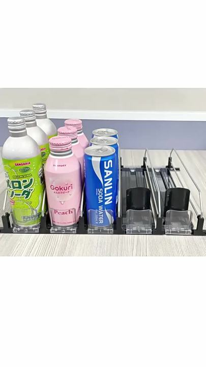 E Model Beverage Pusher Shelf Supermarket Refrigerator Freezer Beverage ...