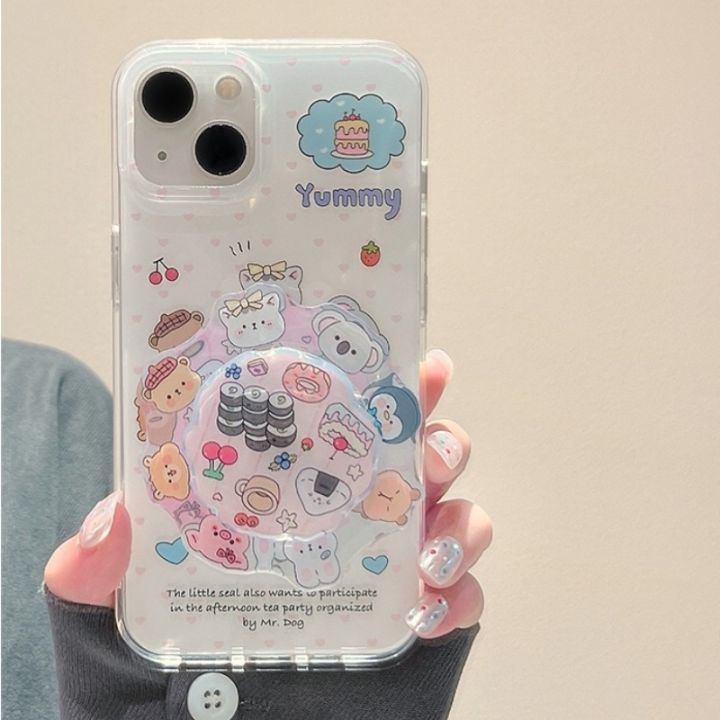 Cute Rotating Sushi Animal Phone Stand Compatible with Honor Series ...