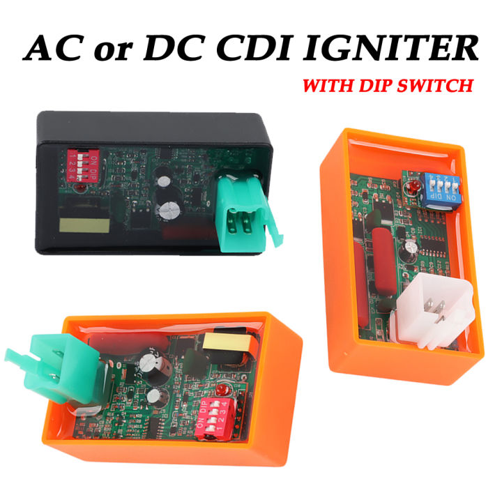 Motorcycle Lgnition 5 Pin AC CDI Box 4 Pin DC CDi with DIP Switch Speed ...