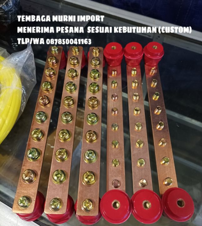 busbar tembaga nol arde grounding tembaga murni 3mm | Lazada Indonesia