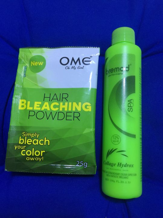 OMG bleaching powder & BREMoD oxidizer set | Lazada PH