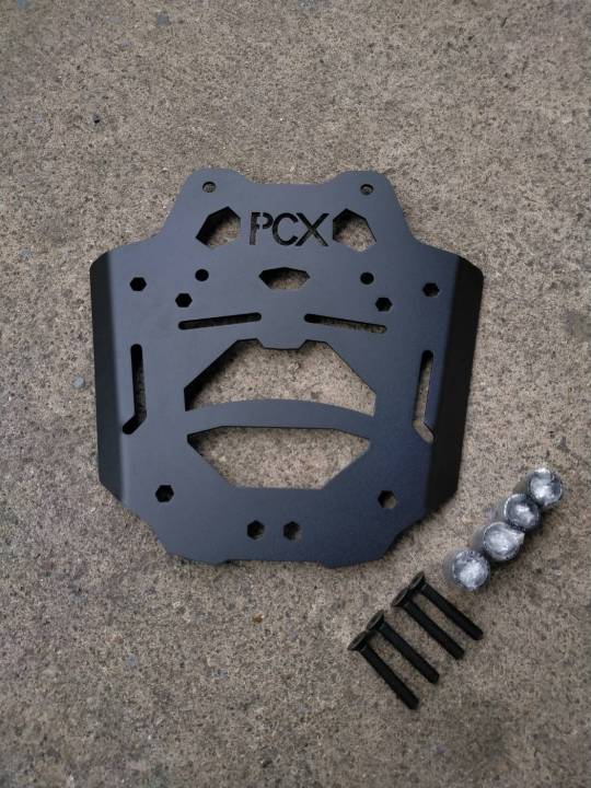 rack ท้าย PCX 150/160 ขนาดใหญ่ 29*28cm งานเหล็กหนาสีดำ พาวเดอร์โค๊ท ...