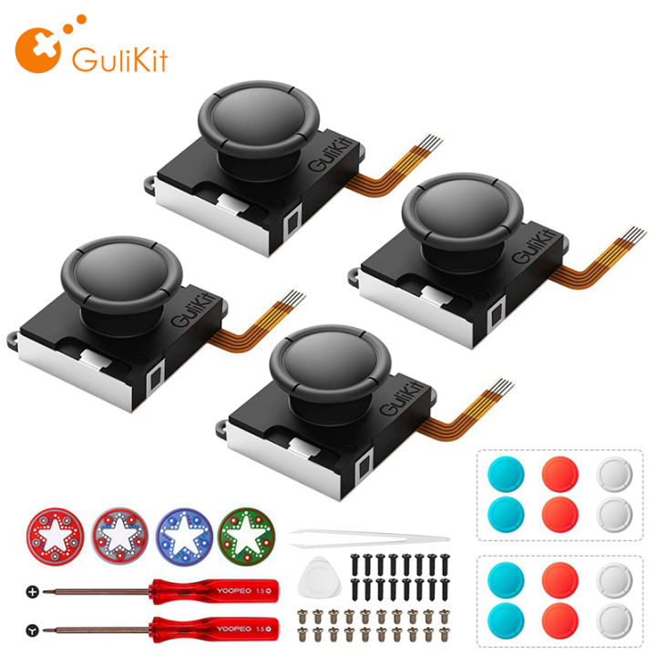 GuliKit Hall Joystick for Joy-Con No Drift Joystick Thumb Stick ...