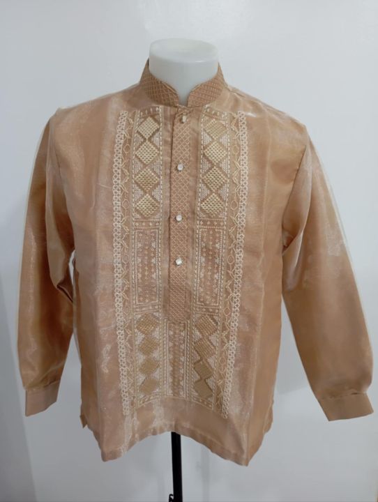 Modern Barong Tagalog Mocha Lining | Lazada PH