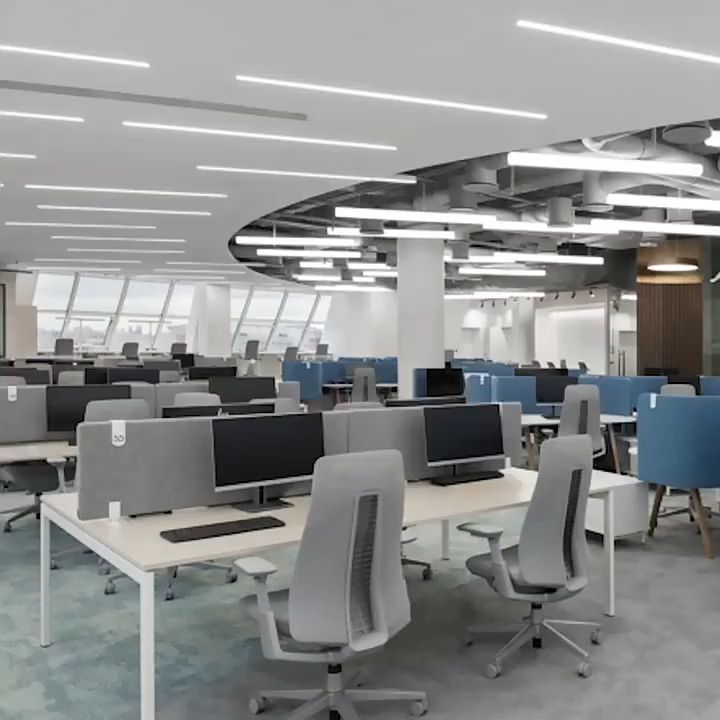 VLS 1.2M LED Tube Light Indoor Linear Strip Light Super Bright Office ...