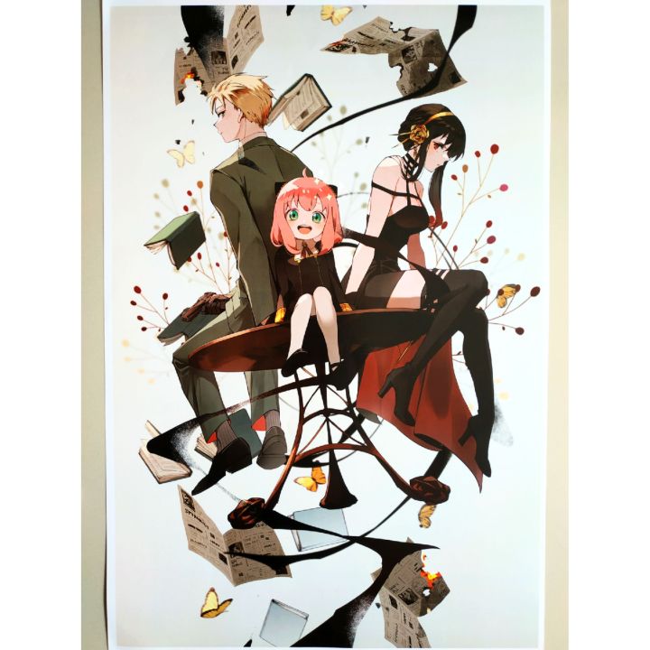 Poster Anime Spy x Family 8 Loid Yor Anya Forger Merchandise | Lazada ...