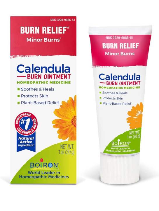 Boiron Calendula Burn Ointment for Relief from Minor Burns from Cooking ...