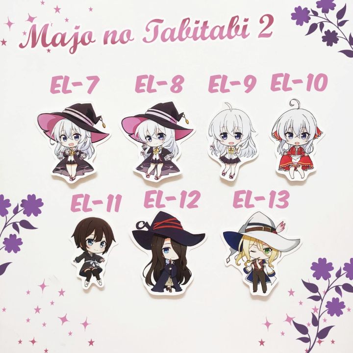 Sticker Anime Majo no Tabitabi 2 Wandering Witch The Journey of Elaina ...