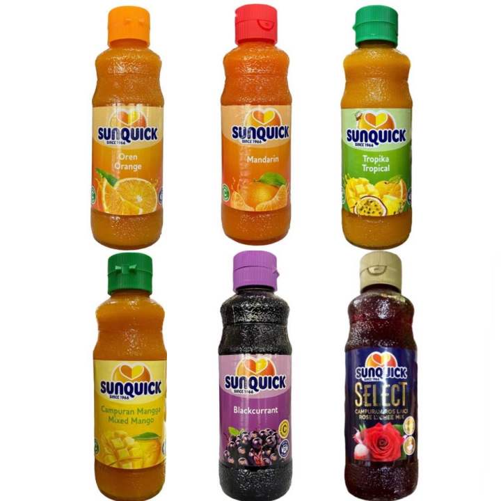 Sunquick ซันควิก น้ำผลไม้เข้มข้น(นำเข้าจากมาเลเซีย)น้ำผลไม้ ขนาด 300 ...
