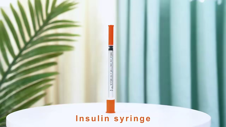 1ml/cc-30G*13mm Orange insulin Syringe With Needle,Disposable ...