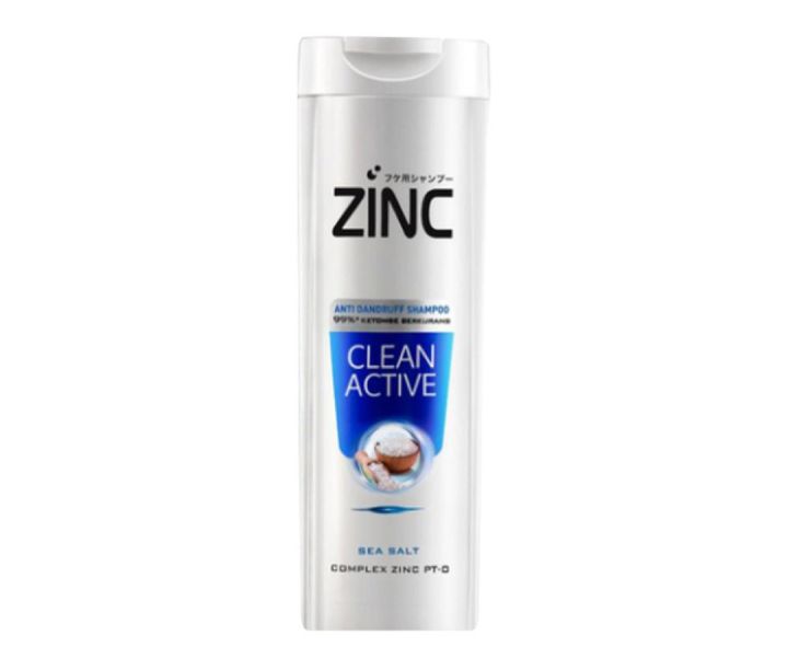 Zinc Shampoo Anti Dandruff Clean & Active 340ml | Lazada Indonesia