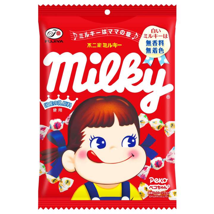 Fujiya Peko Milky ลูกอมรสนมเปโก่ะจัง ลูกอมเคี้ยวหนึบรสนมแสนอร่อย ขนมญี่ปุ่น ขนาด 108g. | Lazada ...