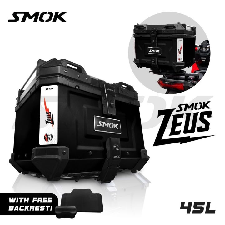 Zeus 45L Alloy Top Box and 55L Zeus Alloy Top Box | Lazada PH